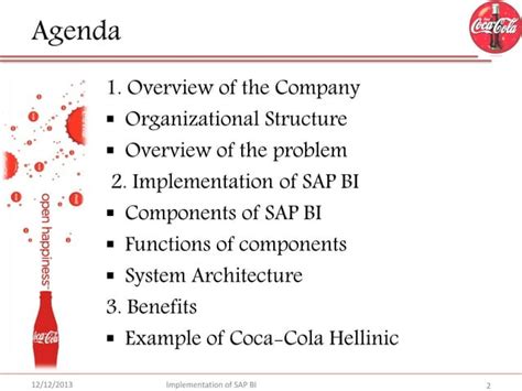 Implementation Of SAP BI In Coca Cola PDF