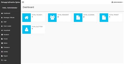 Web Based Barangay Management System With Mobile App Support Application