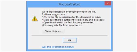 Office Word Or Excel Experience An Error Trying To Open The Files Cloud Computing SaaS