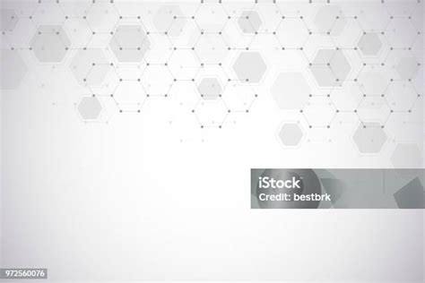 의료 배경 또는 과학 디자인 분자 구조 및 화학 화합물입니다 형상 및 다각형 추상적인 배경 배경 주제에 대한 스톡 벡터 아트 및 기타 이미지 Istock