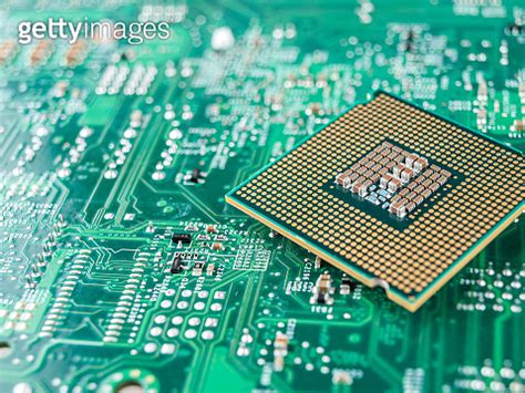 Interchangeable Silicon Microprocessors For Desktop Server Laptop Cpu Surface With Contacts