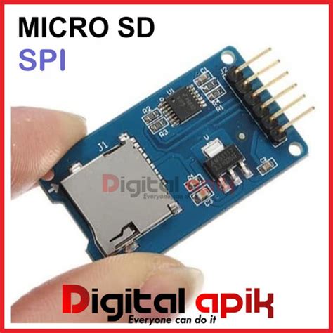 Jual Micro SD Card Module Storage TF SPI Reader Kartu MicroSD Arduino Kab Semarang Digital