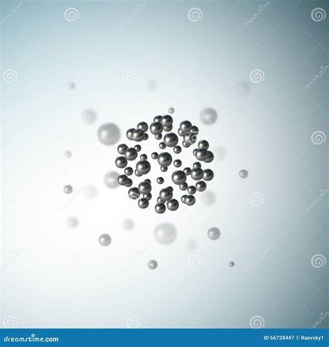 Medical Scientific Cell Abstract Graphic Design Of Molecule Structure Vector Illustration