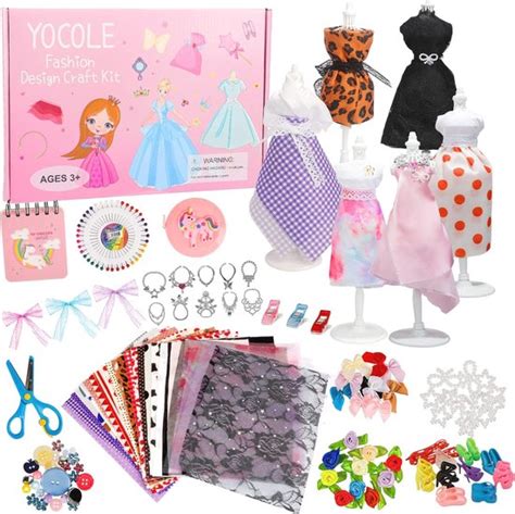 Knutselset Voor Kinderen Modedesign And Creatieve Doe Het Zelf Kunstkit Voor Meisjes Bol