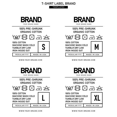 Clothing Label Dimensions At David Clinton Blog