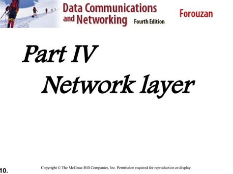 The Network Layer Is A Part Of The Internet Communication Process That