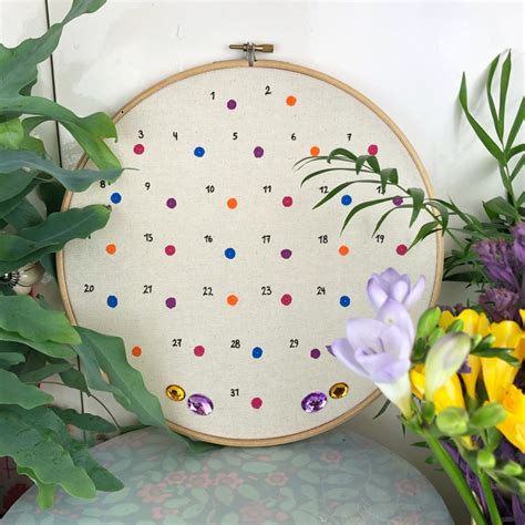 Diy Enamel Pin Calendar Storage I Heart Maggie