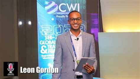 Tech Thought Leader Leon Gordon At Great British Speakers