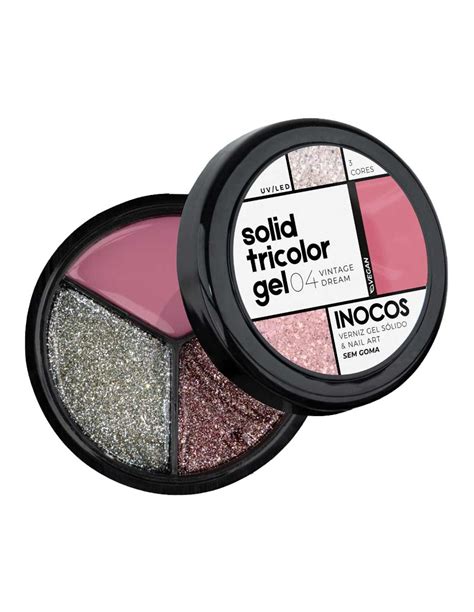Solid Tricolor Gel 04 Vintage Dream Inocos Inocos Solid Tricolor Gel