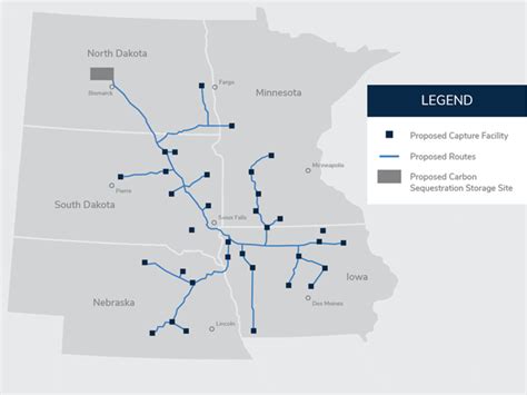 North Dakota Blocks Summit Co2 Pipeline Iowa Company Failed To Address