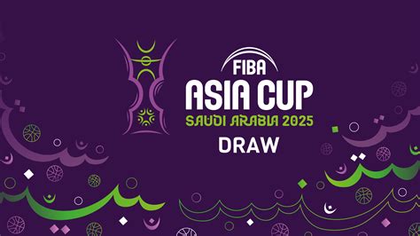 Draw Date Set For Fiba Asia Cup 2025 Fiba Asia Cup Fiba Basketball