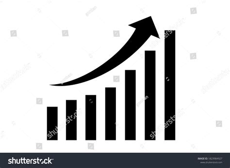 Graph Chart Arrow Vector Illustrationgraph Lines Stock Vector Royalty Free