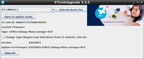 St Link Upgrade Under Linux Fails Do Other Option Stmicroelectronics Community