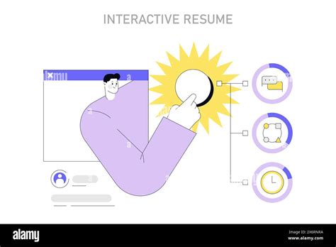 Interactive Resume Concept A Modern Approach To Cv Design Showcasing