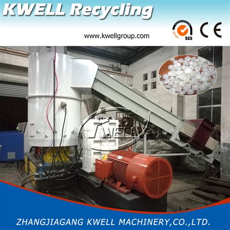 Pp Pe Film Compactor Pelletizing Extruder Pe Pp Two Stage Pelletizing Line Plastic Granulating