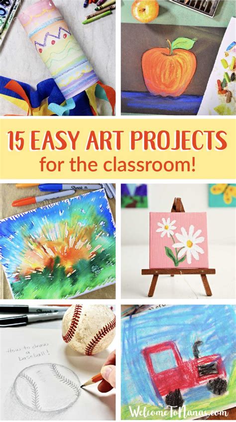 15 Easy Art Projects For The Classroom Welcome To Nanas