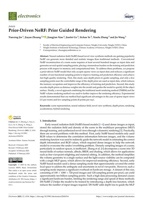 Pdf Prior Driven Nerf Prior Guided Rendering