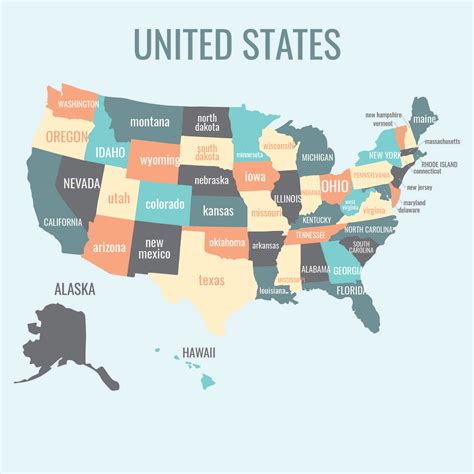 Blank Us State Map Printable Printable At A Glance