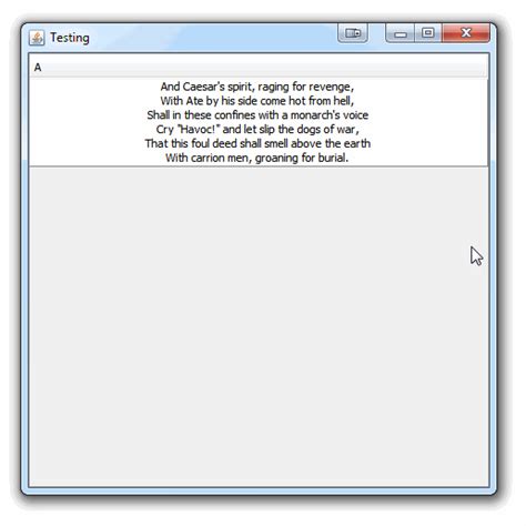 Java Vertical And Horizontal Allignment In JTextPane Stack Overflow
