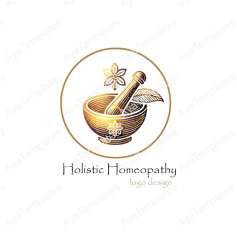 Holistic Homeopathy Logo Design Aya Templates
