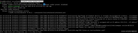 docker 启动报：job for rvice failed because the control process exited with error code see