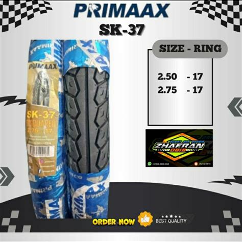 Jual Ban Primaax Sk 37 Ukuran 2 50 Ring 17 Tipe Ban Tube Type Ban Dalam Medium Compond Tahun