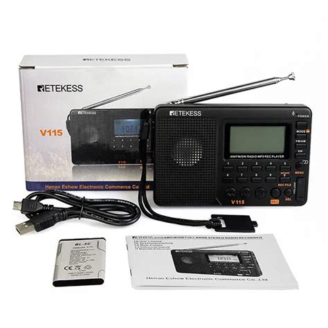 Retekess V115 радиоприёмник FM AM SW радиоприемник все волны радио фм ...