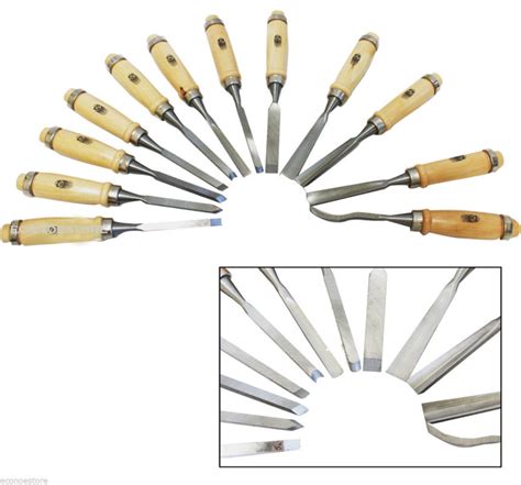 12pc 8 Wood Clay Wax Carving Chisel Set Kit For Small Carving Projects