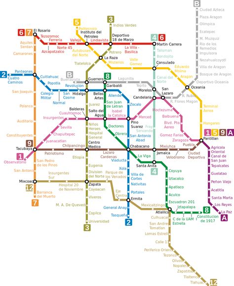 Métro De Mexico Cdmx Carte Lignes Stations Billets Et Horaires