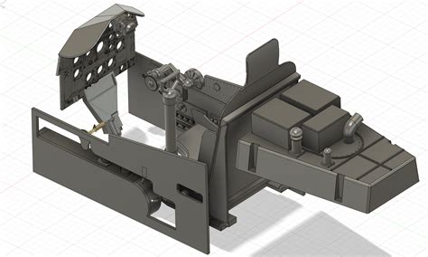 Stl File Cockpit P51 D ⚽・3d Printer Model To Download・cults