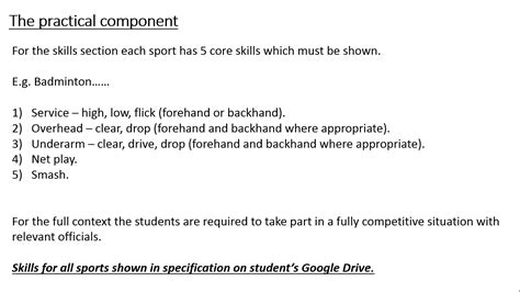 Providing Audio Visual Evidence For The Gcse Pe Course Teaching Resources