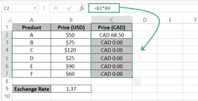 How To Use Absolute Reference In Excel Step By Step Spreadsheeto