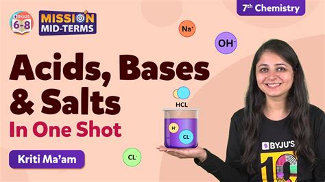 Acids Bases And Salts Class 7 Science In One Shot NCERT Class 7