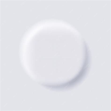 웹 디자인 응용 프로그램 Ui 등을 위한 흰색 뉴모피즘 소프트 Ui 디자인 빈 단추 벡터 프리미엄 벡터