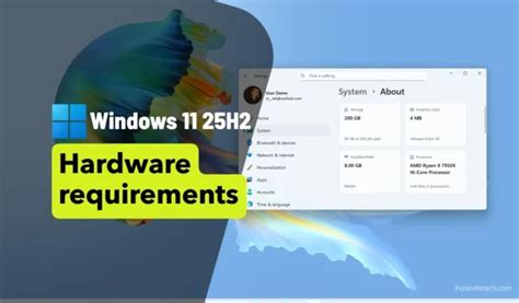 了解 Windows 11 25h2 系统要求和硬件兼容性 了解 Windows 11 25h2 系统要求和硬件兼容性