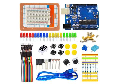DIY Science Arduino Starter Kit With UNO R Bread Board For Electronic Arduino Project