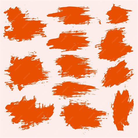 Premium Vector Bundle Of Red Color Splatter Illustration Vector