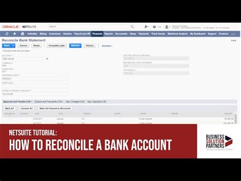 Using Access For Bank Reconciliation Software RDTK Net