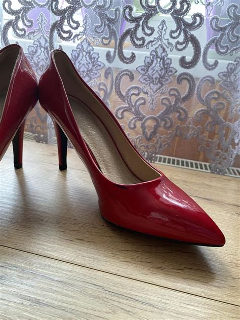 Червоні туфлі човники — ціна 183 грн у каталозі Туфлі Купити жіночі речі за доступною ціною на