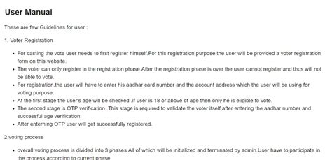 Github Rohitbaraik001e Voting System Using Blockchain