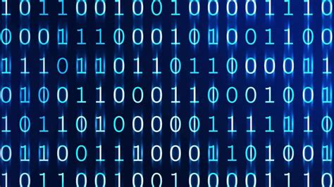 Digital Binary Code Background Blue 52179800 Stock Video At Vecteezy