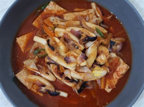 갑오징어두부두루치기 만들기 두부오징어두루치기 만드는법 갑오징어 두부 요리 레시피 밥도둑 등극이요