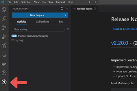 Vscode内でapiをテストするためにthunder Clientを使用する方法