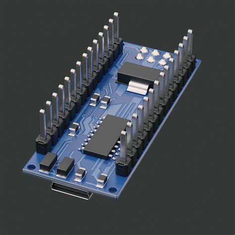 Arduino Nano 3 0 3d Model 19 Fbx Blend Free3d