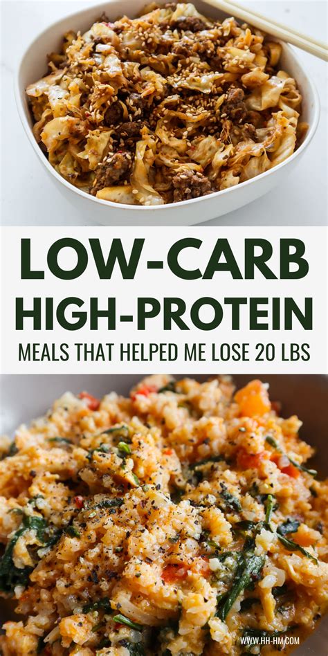 12 Quick And Easy Low Carb High Protein Meals Her Highness Hungry Me