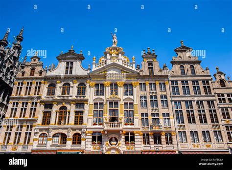 Architecture On The Grand Place Grote Markt The Central Square Of