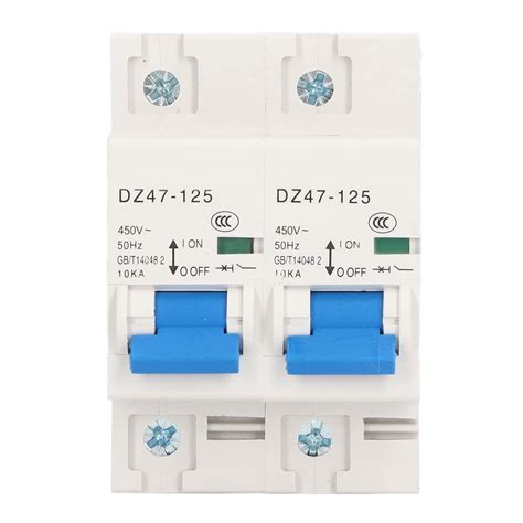 Ac450v Mini Interlock Circuit Breaker Dual Power Manual Transfer Switch Din Rail Mounting 1p 1p