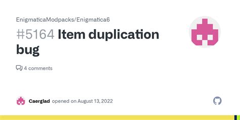 item duplication bug · issue 5164 · enigmaticamodpacks enigmatica6