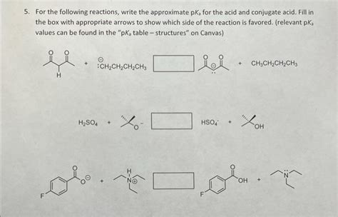 Solved For the following reactions, write the appropriate | Chegg.com