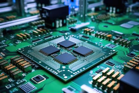 Premium Photo Processor Chip Board Technology Computer Electronics